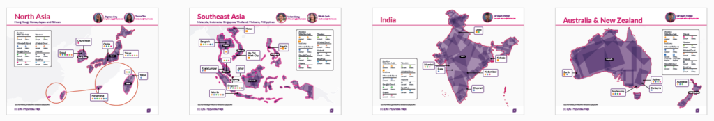 APAC Hyperscale Deployment Map – 2025 | DC Byte