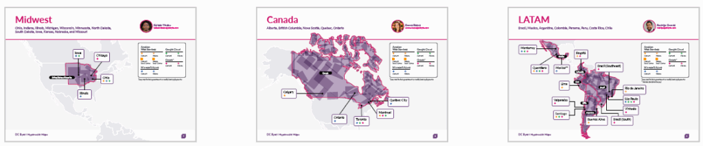 Americas Hyperscale Deployment Map – 2025 | DC Byte